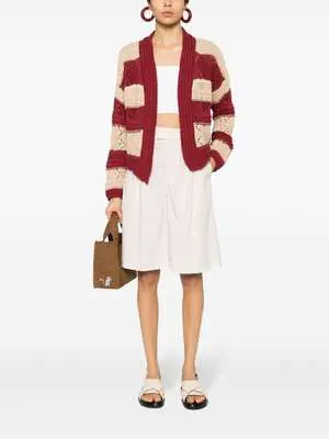 La DoubleJ Summer Knitted Cardigan - Red