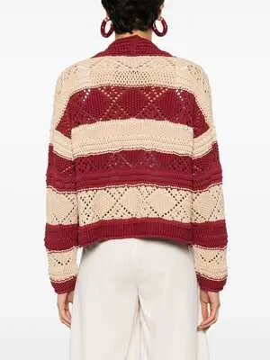 La DoubleJ Summer Knitted Cardigan - Red