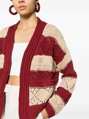 La DoubleJ Summer Knitted Cardigan - Red