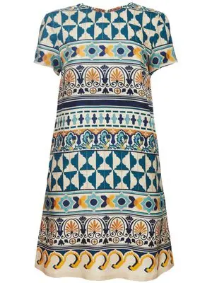 La DoubleJ Mini Swing A-line Dress - Neutrals