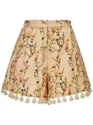 La Doublej Embroidered Shorts For Women