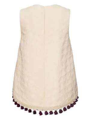 La DoubleJ Jacquard Cotton Blouse - Neutrals