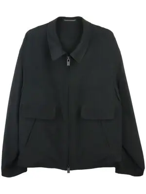 Yohji Yamamoto Zip-up Shirt Jacket