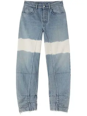Jil Sander Raw Edge Hem Jeans For Women