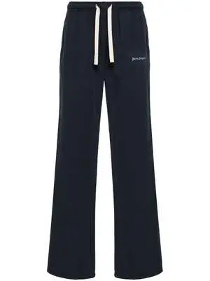 Palm Angels Mid-rise Straight-leg Trousers - Blue