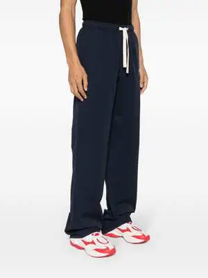 Palm Angels Mid-rise Straight-leg Trousers - Blue