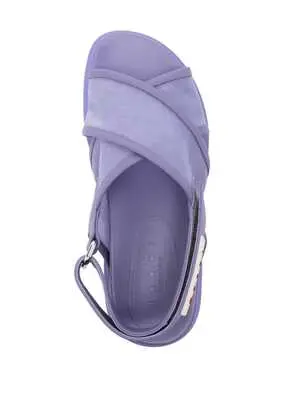 Marni Fussbett Logo-appliqué Sandals