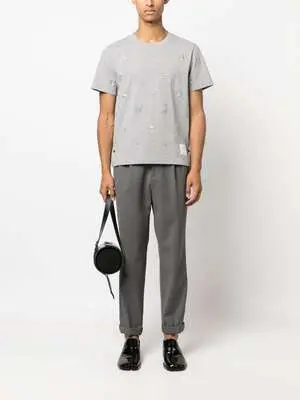 Thom Browne Embroidered Cotton T-shirt