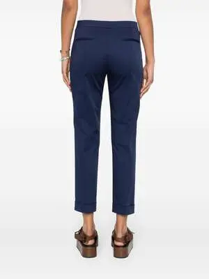Etro Stretch-cotton Cropped Trousers