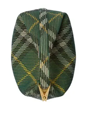 Burberry Check-pattern Shoulder Bag - Green
