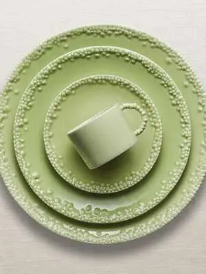 L'Objet X Haas Brothers Mojave Dinner Plate - Green