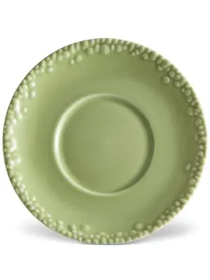 L'Objet X Haas Brothers Mojave Desert Porcelain Saucer Plate - Green