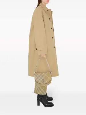 Burberry Check-print Wool Trousers - Neutrals