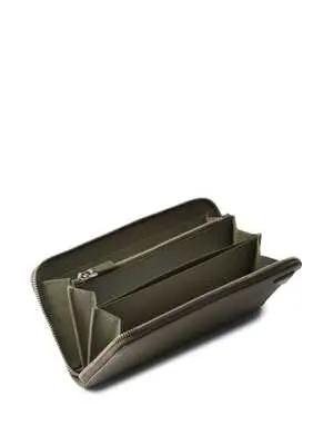 Prada Logo-plaque Saffiano Leather Wallet