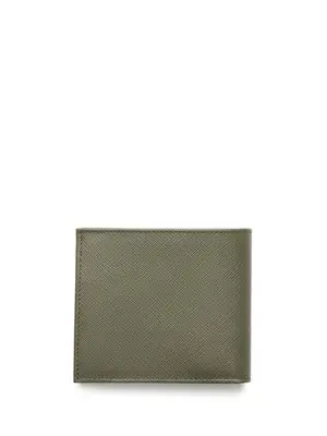 Prada Saffiano Leather Bi-fold Wallet - Green