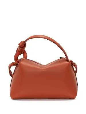 JW Anderson Small Corner Leather Crossbody Bag - Brown