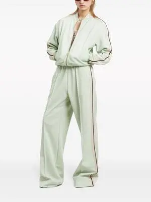 Palm Angels Side-stripe Track Pants - Green
