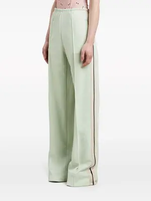 Palm Angels Side-stripe Track Pants - Green