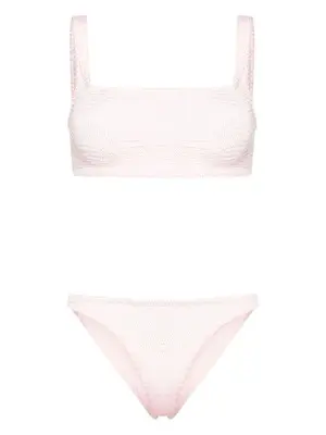 PARAMIDONNA Emily Smock-design Bikini Set - Pink