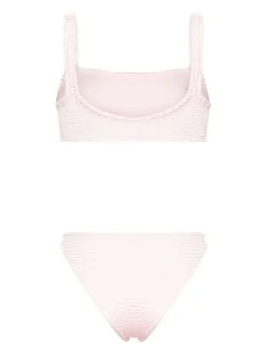 PARAMIDONNA Emily Smock-design Bikini Set - Pink