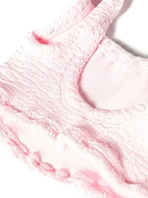 PARAMIDONNA Emily Smock-design Bikini Set - Pink