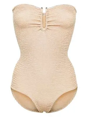 PARAMIDONNA Frida Sugar Strapless Swimsuit - Neutrals