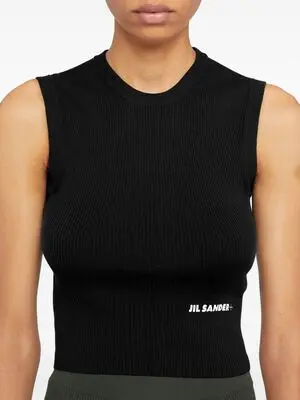 JIL SANDER Logo-print Vest Top
