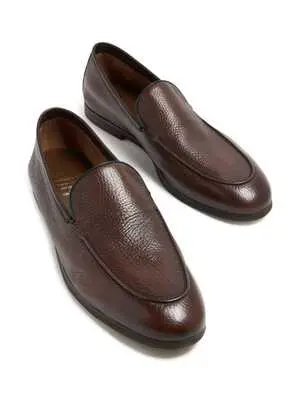 BARRETT Almond-toe Leather Loafers