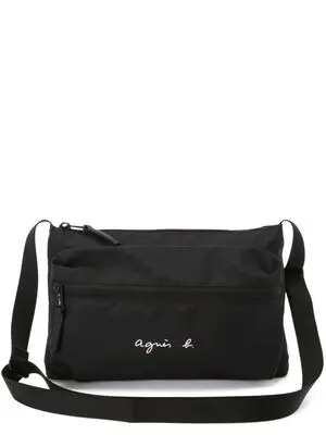 AGNES B. Logo-print Shoulder Bag