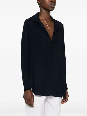 Alberto Biani V-neck Blouse - Blue
