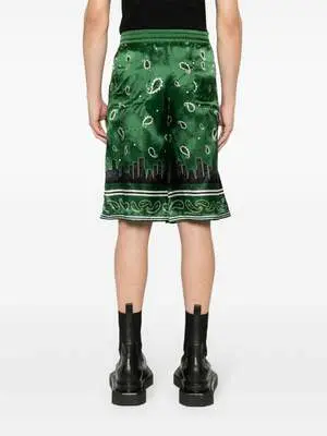 Off-White Bandana-print Twill Shorts