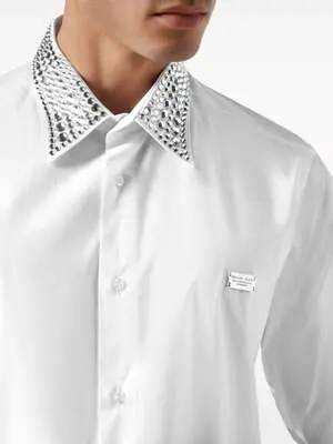 Philipp Plein Sugar Daddy Crystal-embellished Shirt