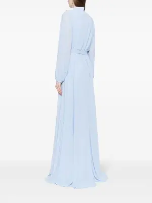 SAIID KOBEISY Floral-embroidered Kaftan