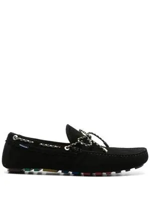 Paul Smith Springfield Suede Boat Shoes - Black