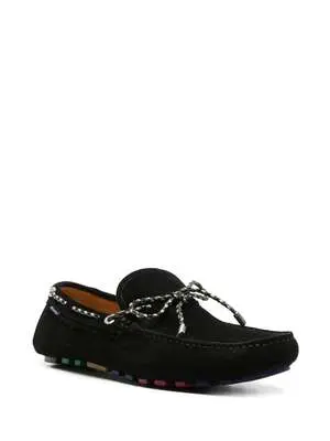 Paul Smith Springfield Suede Boat Shoes - Black