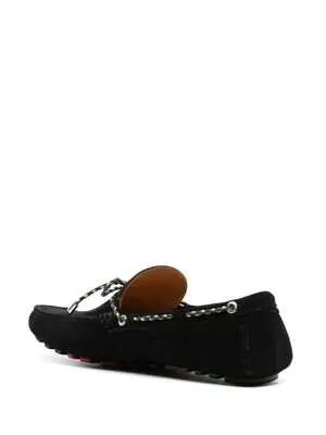 Paul Smith Springfield Suede Boat Shoes - Black