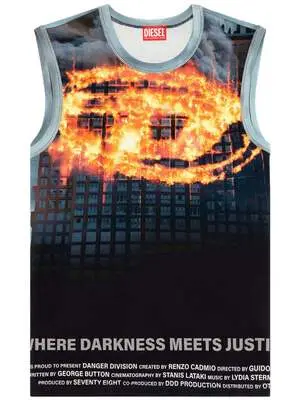 DIESEL® Biscoup Cotton Tank Top