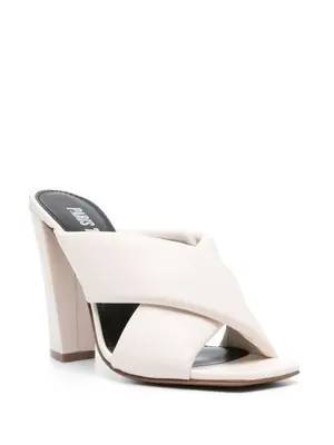 Paris Texas Open-toe Leather Sandals - White