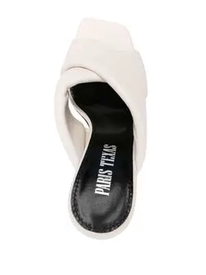 Paris Texas Open-toe Leather Sandals - White