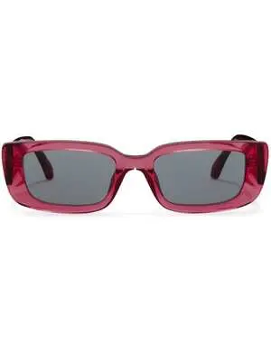 Palm Angels Yosemite Rectangle-frame Sunglasses - Pink