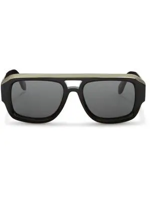Palm Angels Stockton Square-frame Sunglasses - Black