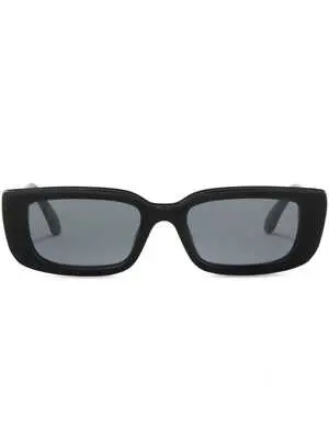 Palm Angels Yosemite Rectangle-frame Sunglasses - Black