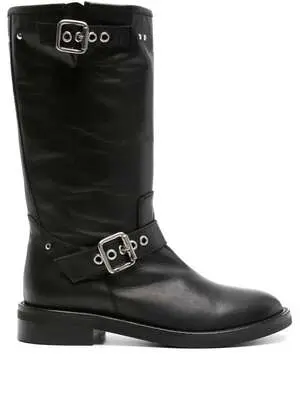 VIA ROMA 15 Malibu Mid-calf Leather Boots