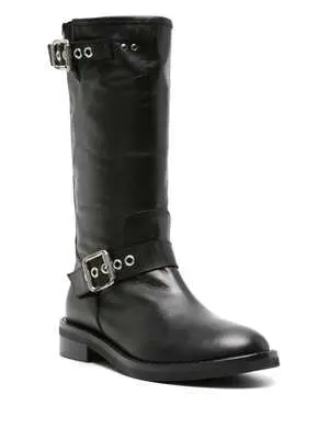 VIA ROMA 15 Malibu Mid-calf Leather Boots