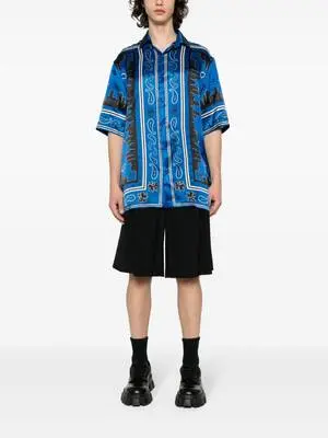 Off-White Bandana-print Satin Shirt