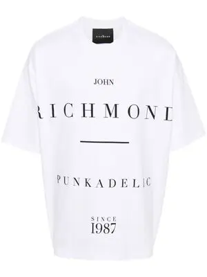 John Richmond Logo-print T-shirt - White