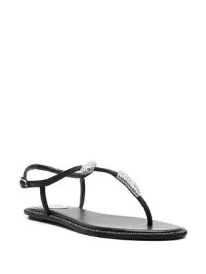 Rene Caovilla Katy Crystal-embellished Thong Sandals