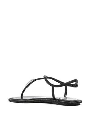 Rene Caovilla Katy Crystal-embellished Thong Sandals