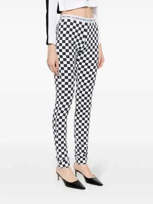 Moschino Checkerboard-print Trousers