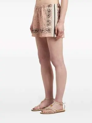 Palm Angels Paisley-print Track Shorts - Pink